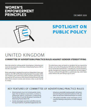 United Kingdom: Committee of Advertising Practice Rules Against Gender ...
